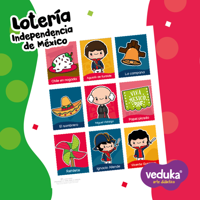 Lotería de la Independencia de México – Veduka Arte Didáctico