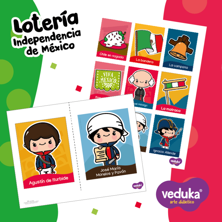 Lotería de la Independencia de México – Veduka Arte Didáctico