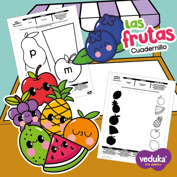 Cuadernillo Las frutas – Veduka Arte Didáctico