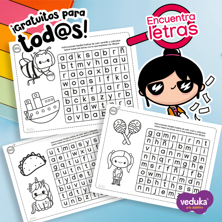 Busca Letras – Veduka Arte Didáctico