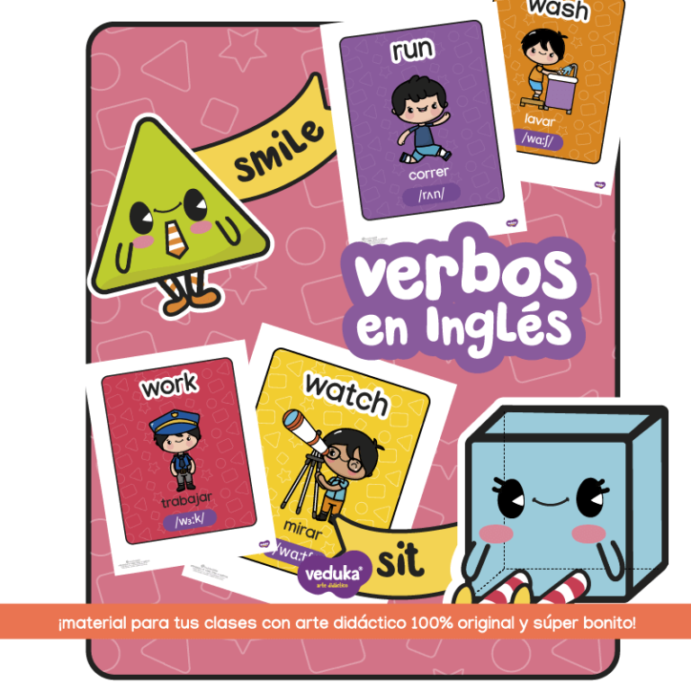 Fs Verbos En Inglés Veduka Arte Didáctico 