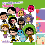 Efemérides de Marzo clipart – Veduka Arte Didáctico