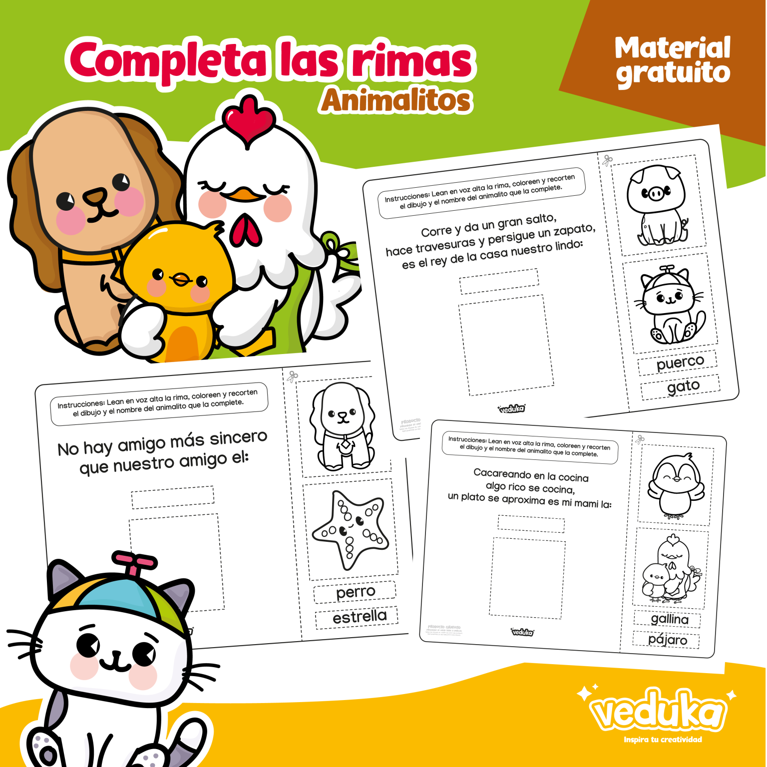 Rimas Animalitos – Veduka Arte Didáctico