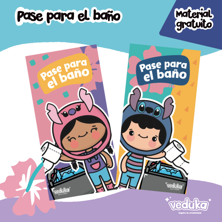 Pase para ir al baño – Veduka Arte Didáctico